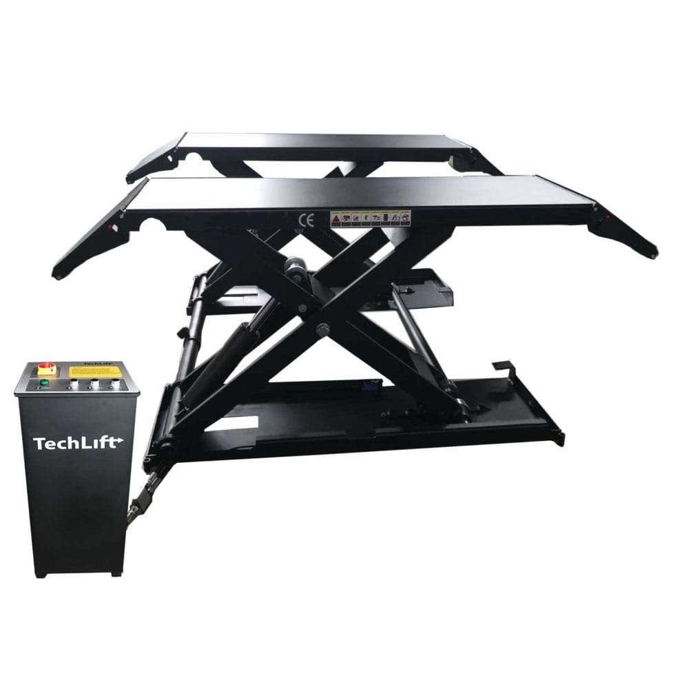 TechLift T3, lav 2 søyler portabel løftebukk - EF Motor AS